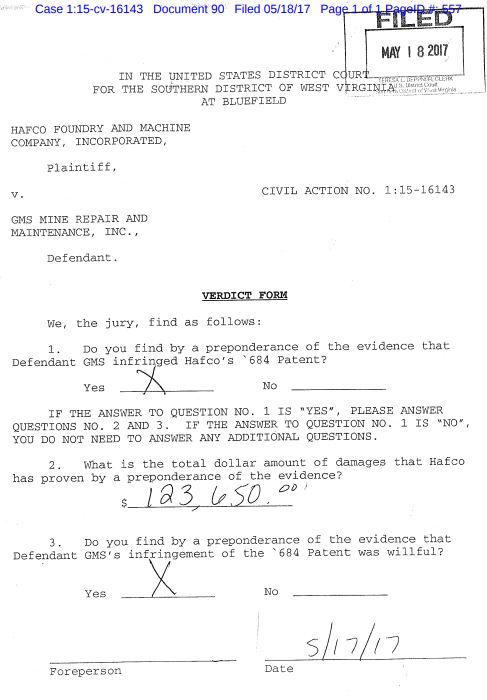 Jury Verdicts in Design Patent Cases – Mary Mosley